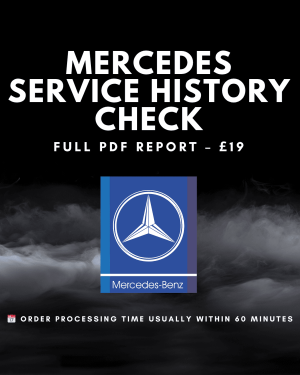 Check Mercedes Service History – Dealership Record – VinHistory.co.uk